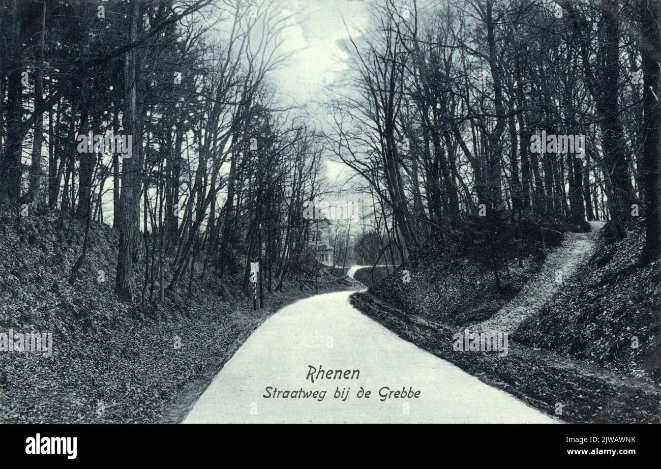 View of the Greb -Beweg with surrounding forest in Grebbe (municipality ...