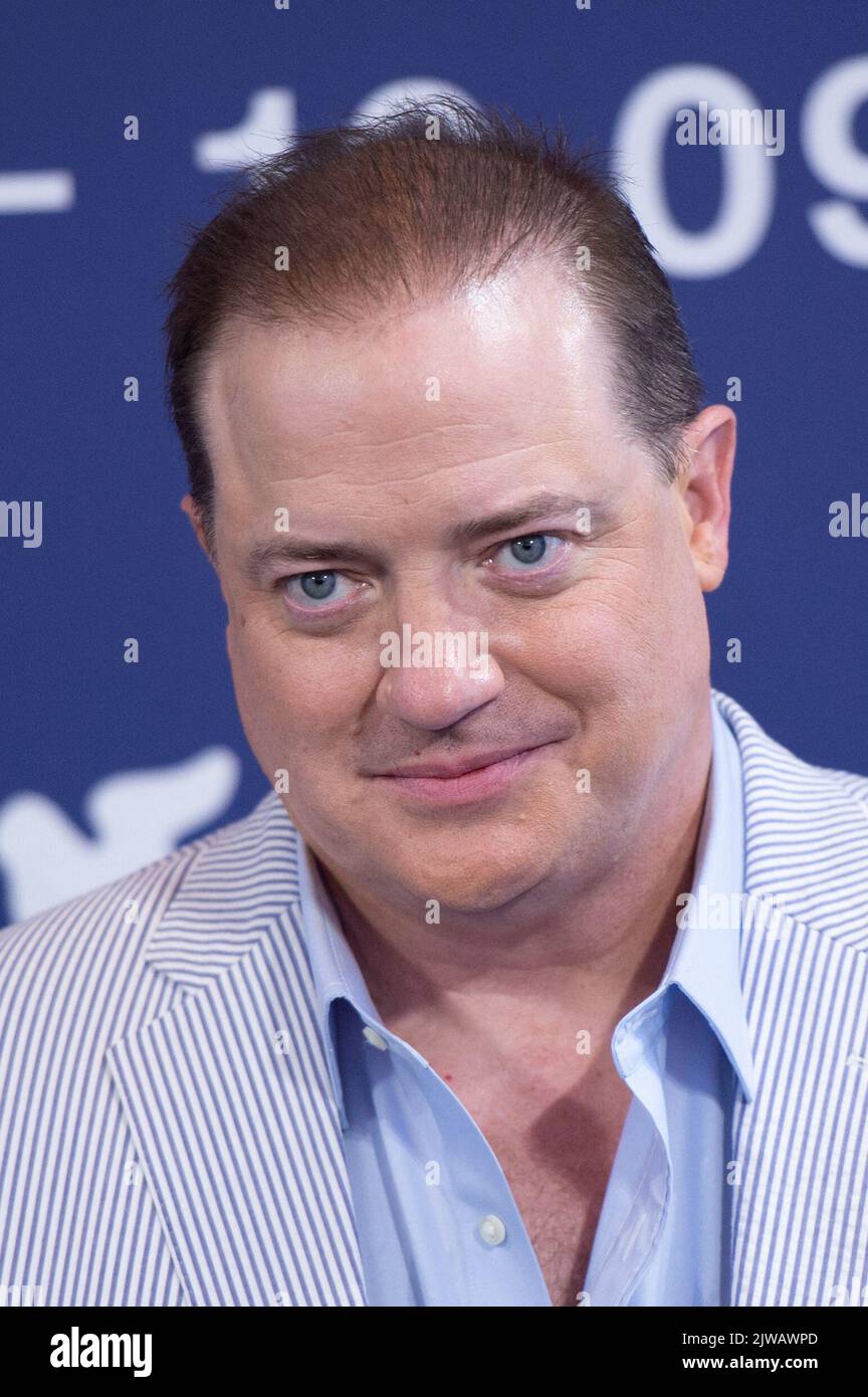 Brendan Fraser attending The Whale Photocall during the 79th Venice ...
