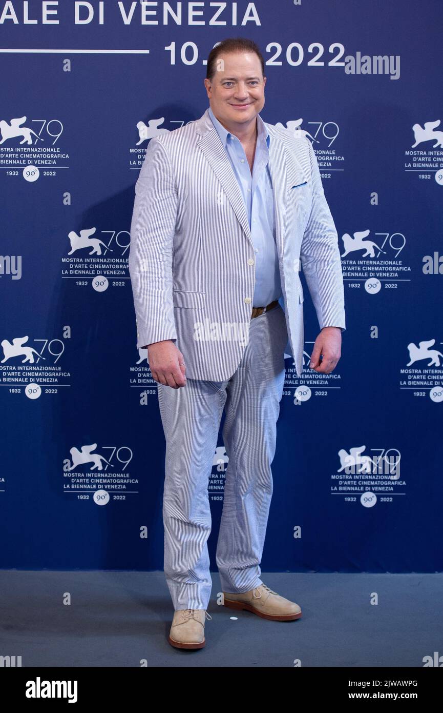 Brendan Fraser attending The Whale Photocall during the 79th Venice ...