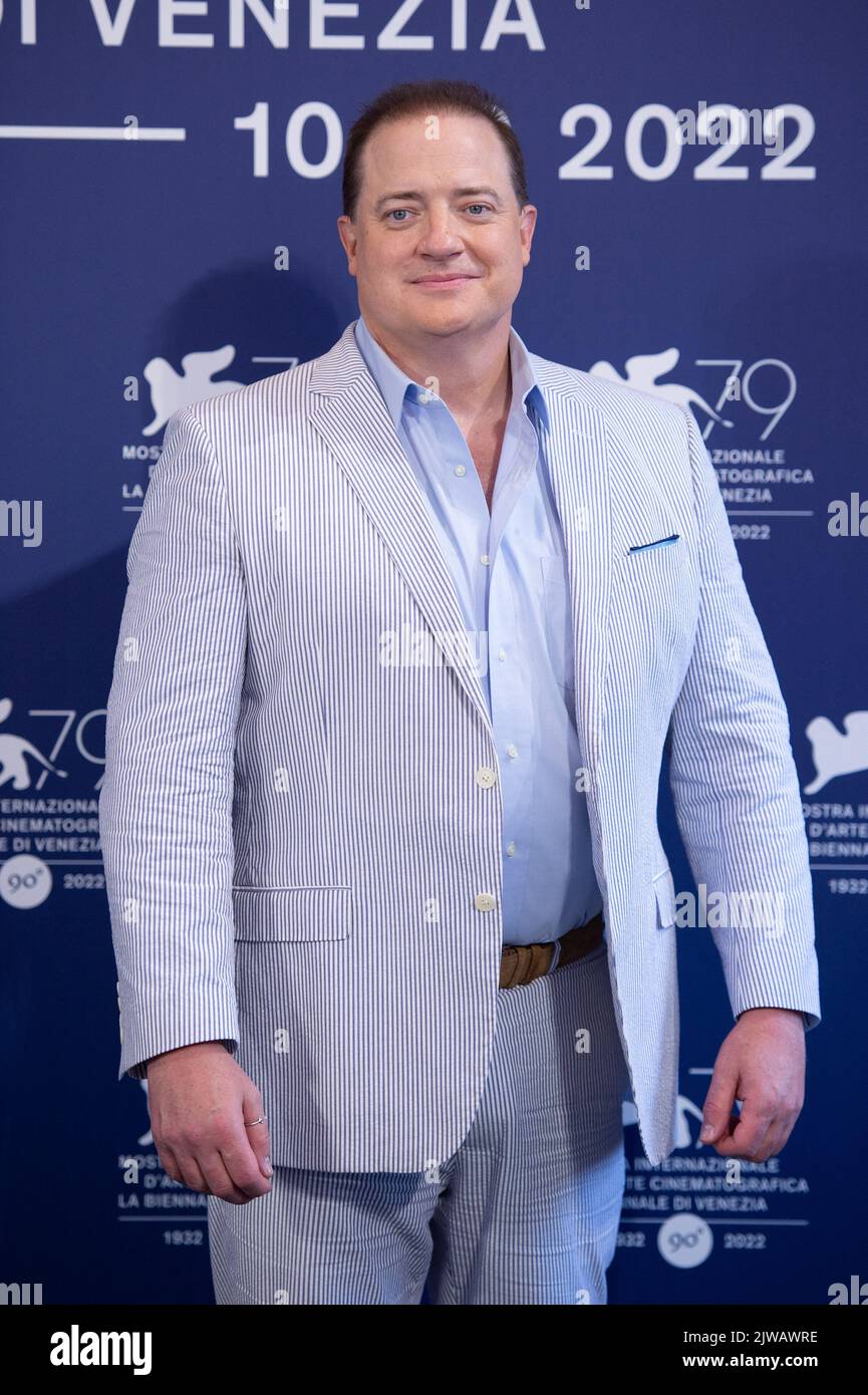 Brendan Fraser attending The Whale Photocall during the 79th Venice ...
