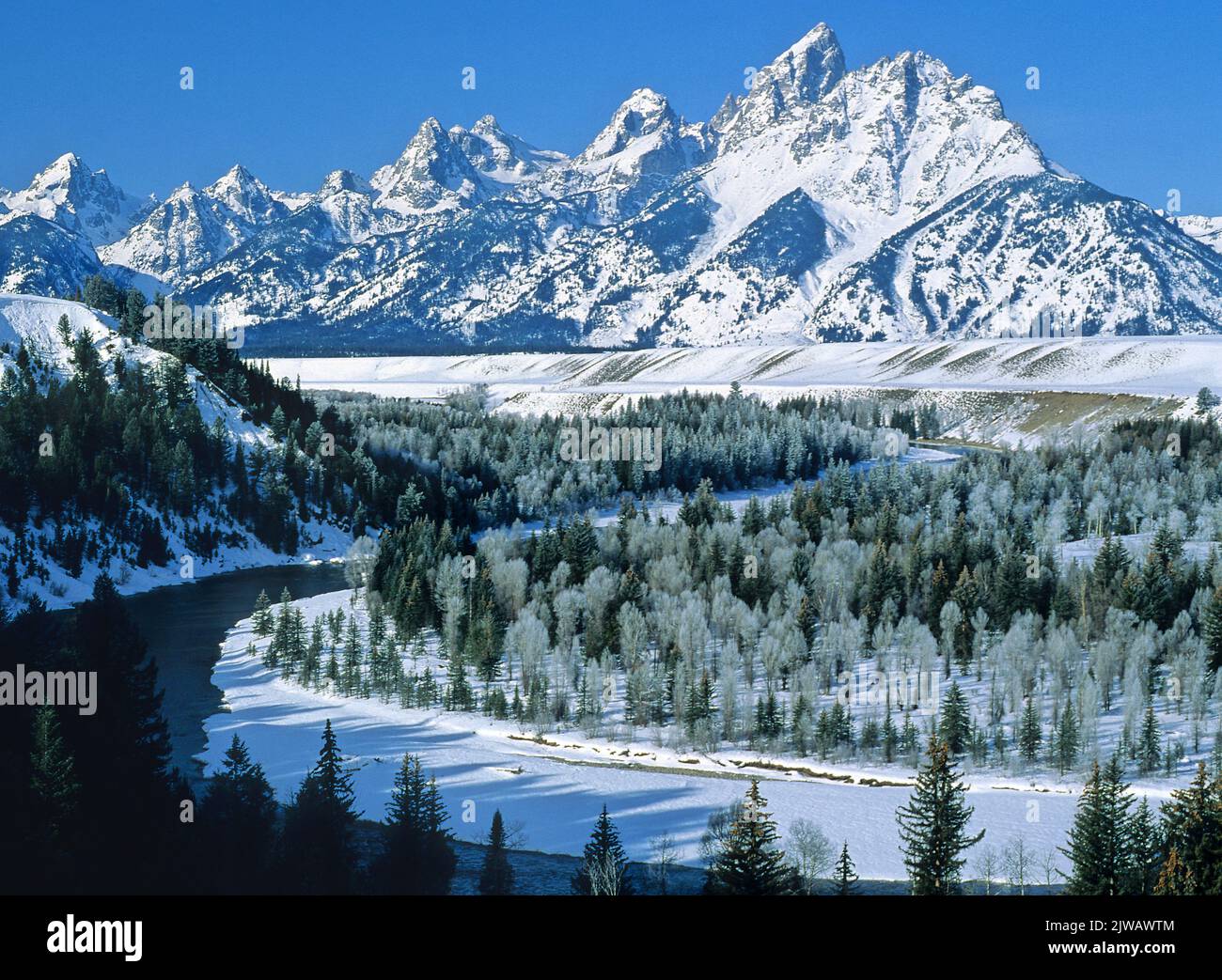 Grand teton national park in winter hi-res stock photography and images ...