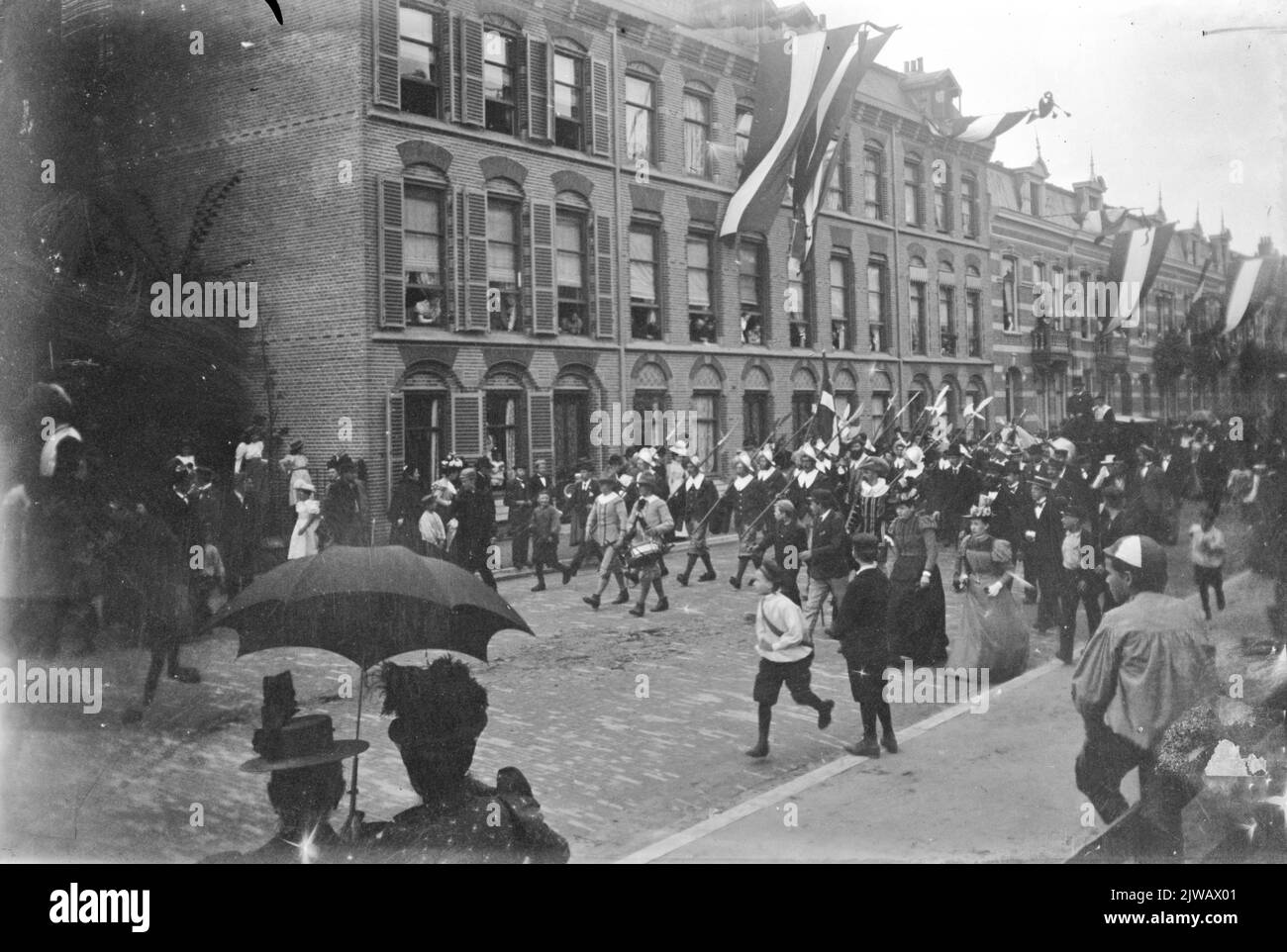 Image of the historic procession through the Ramstraat in Utrecht on ...
