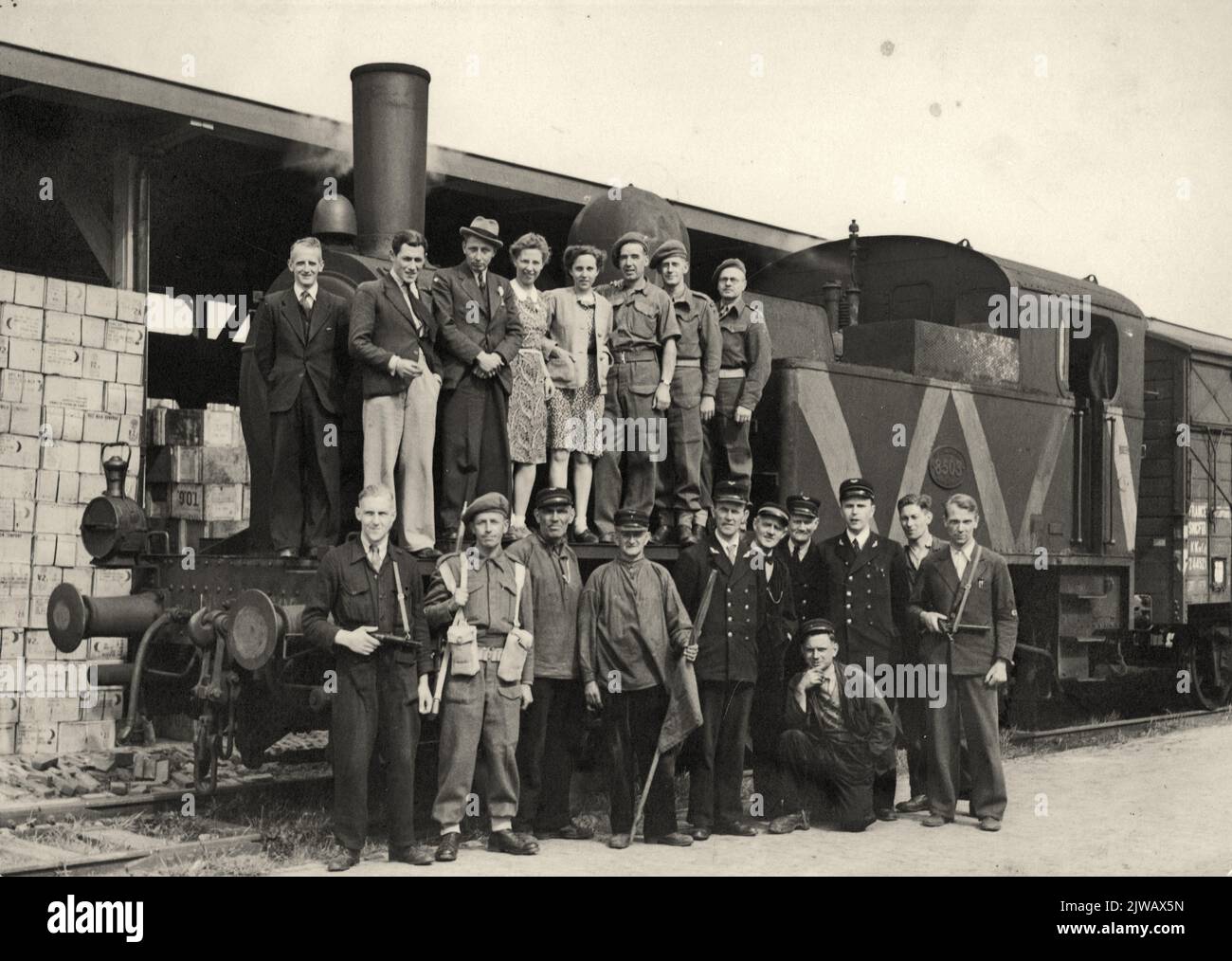 Utrecht May '45 / NBS / Guided Food Train / H. de Snoo / Member of the ...