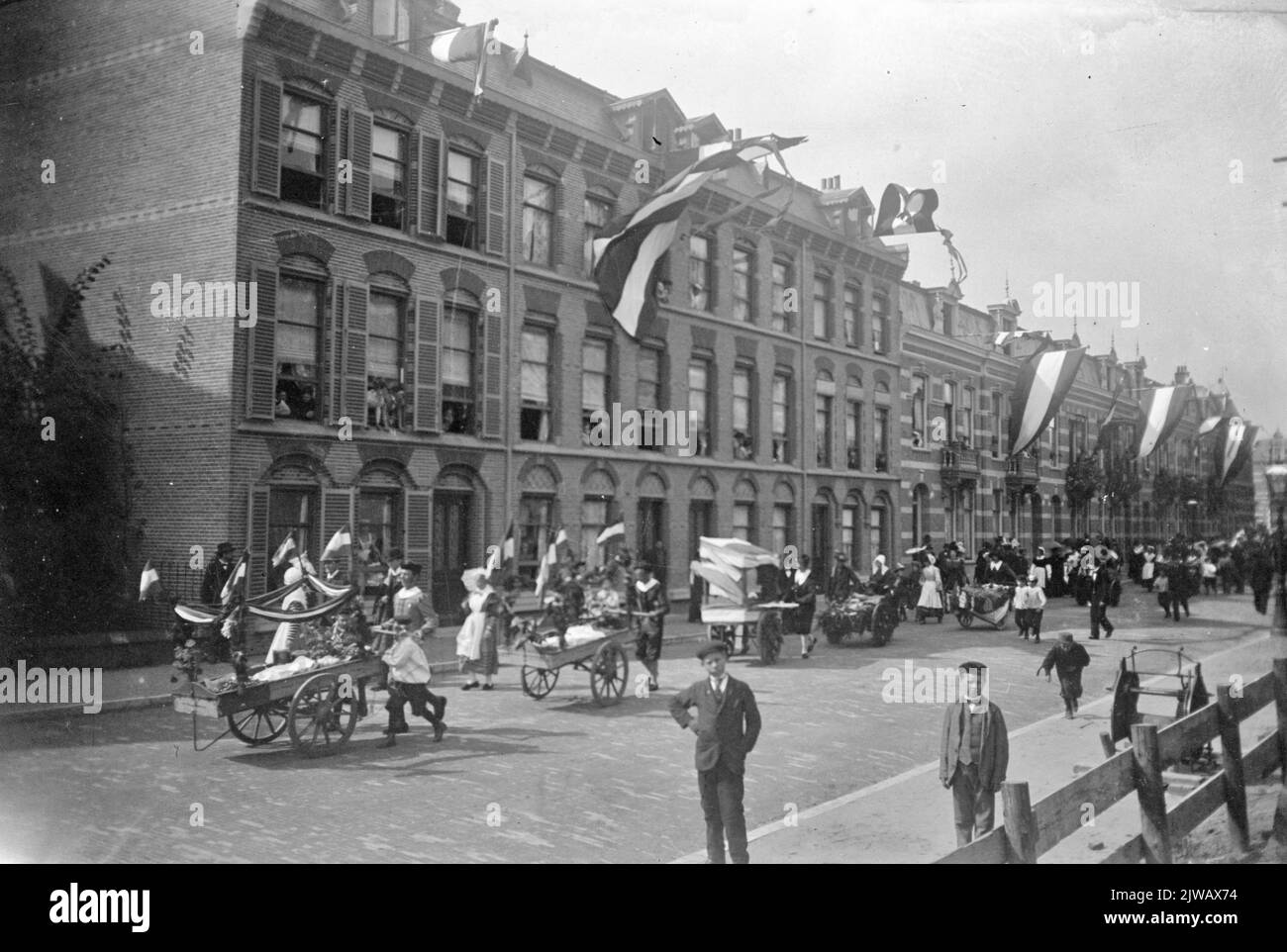 Image of the historic procession through the Ramstraat in Utrecht on ...