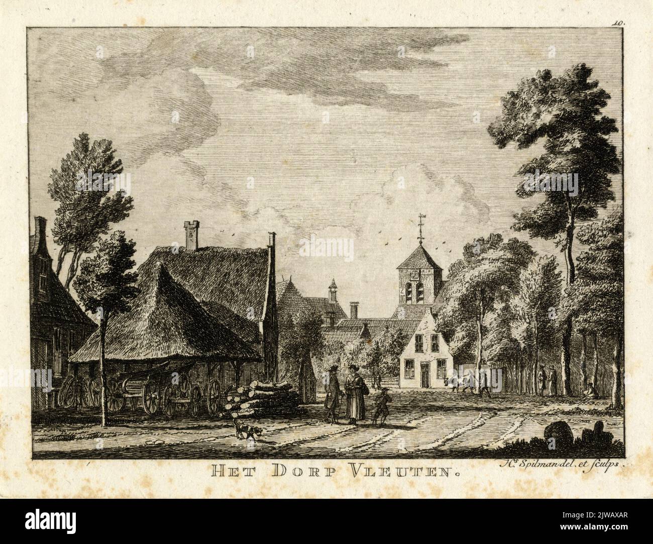 The village of Vleuten Stock Photo - Alamy