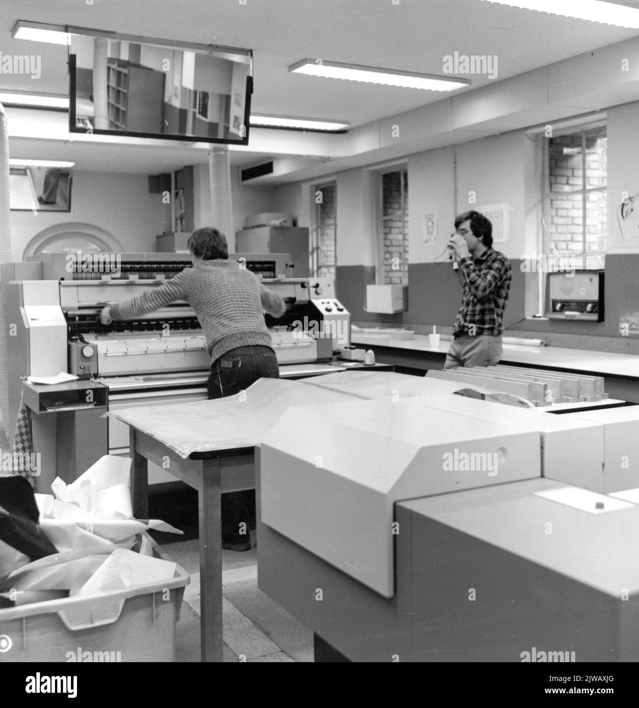 Interior of the 3rd Administration Building (HGB III) of the N.S ...