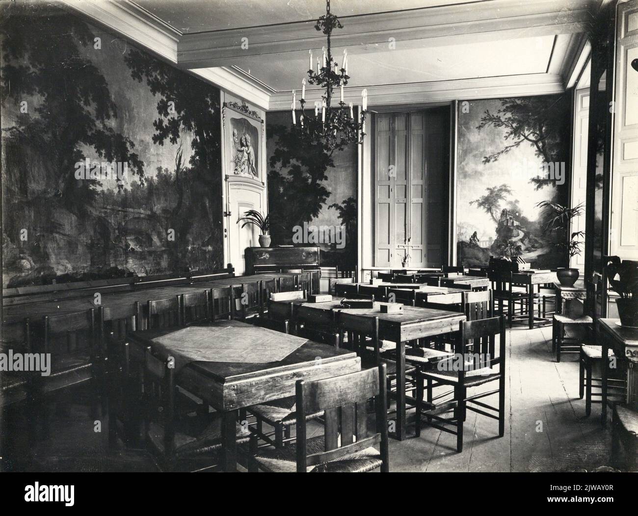 Interior of the Utrecht youth hostel Rhijnauwen (Rhijnauwsselaan 14) in ...