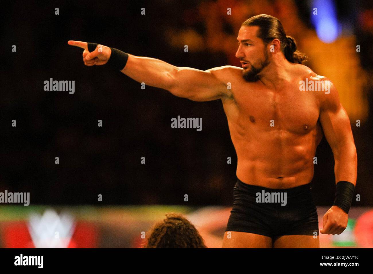 Madcap Moss during WWE Clash at the Castle, Cardiff 2022 (Karl Newton ...