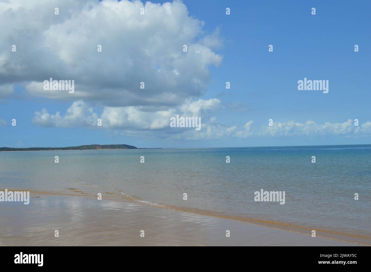 Pristine and Turquoise Portuguese Island beach near Inhaca Island in ...