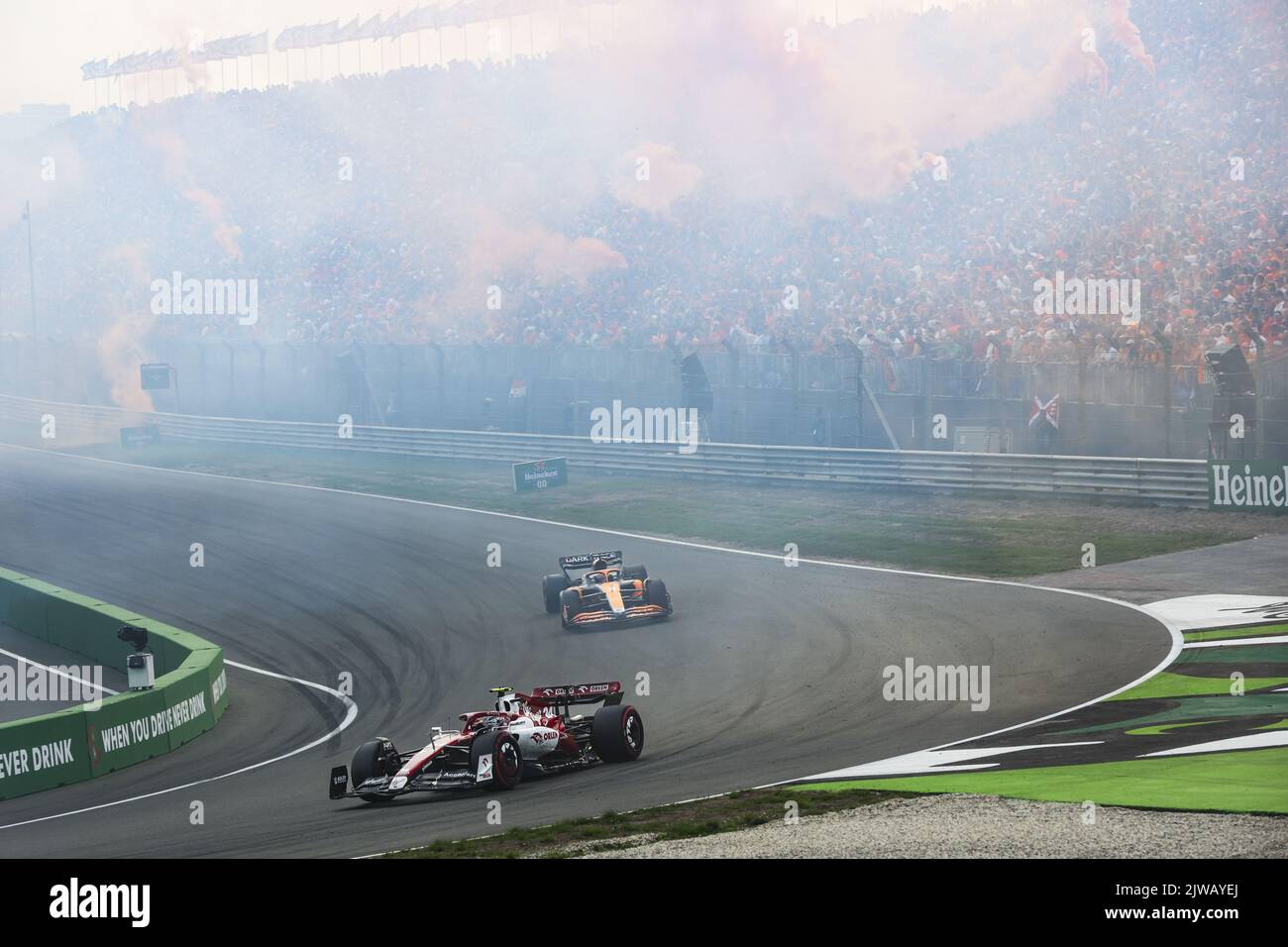 September 4, 2022, Rome, Netherlands: 24 ZHOU Guanyu (chi), Alfa Romeo ...