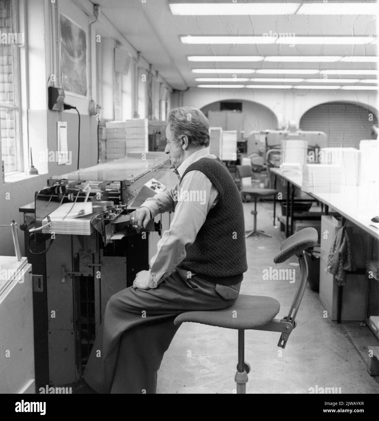 Interior of the 3rd Administration Building (HGB III) of the N.S ...