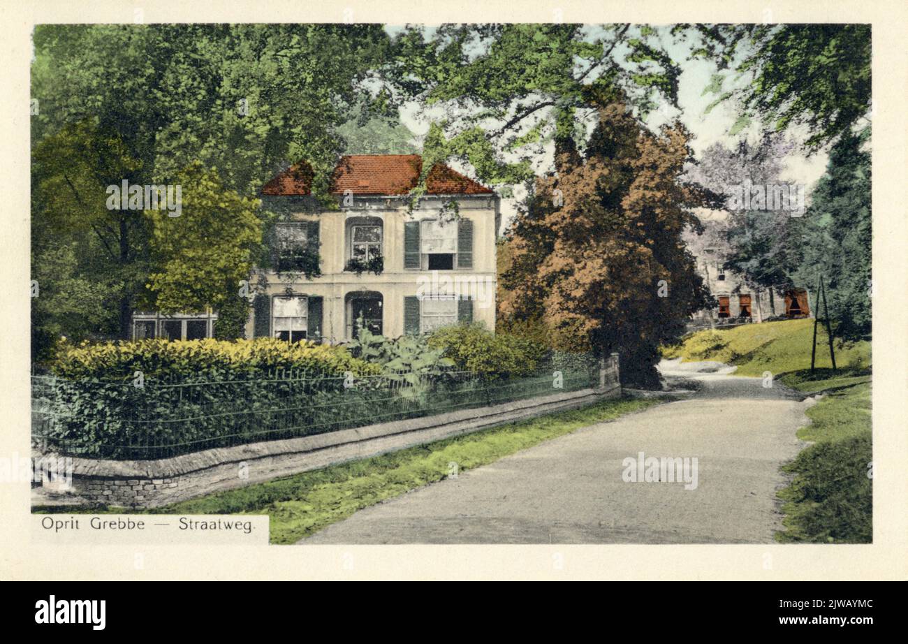 Grebbe - Straatweg driveway. "Recto, L.O Stock Photo - Alamy