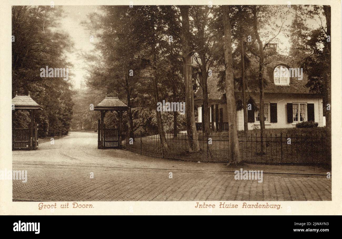 View of the entrance to the Outerplaats Aardenburg on the ...
