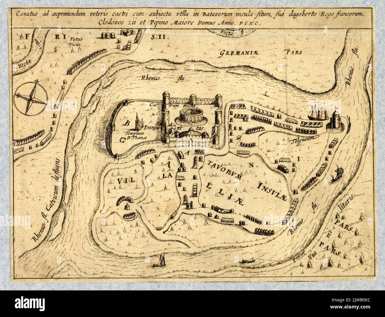 Attempt to express the Old Castle with subjected vtlla in the Batavorum ...