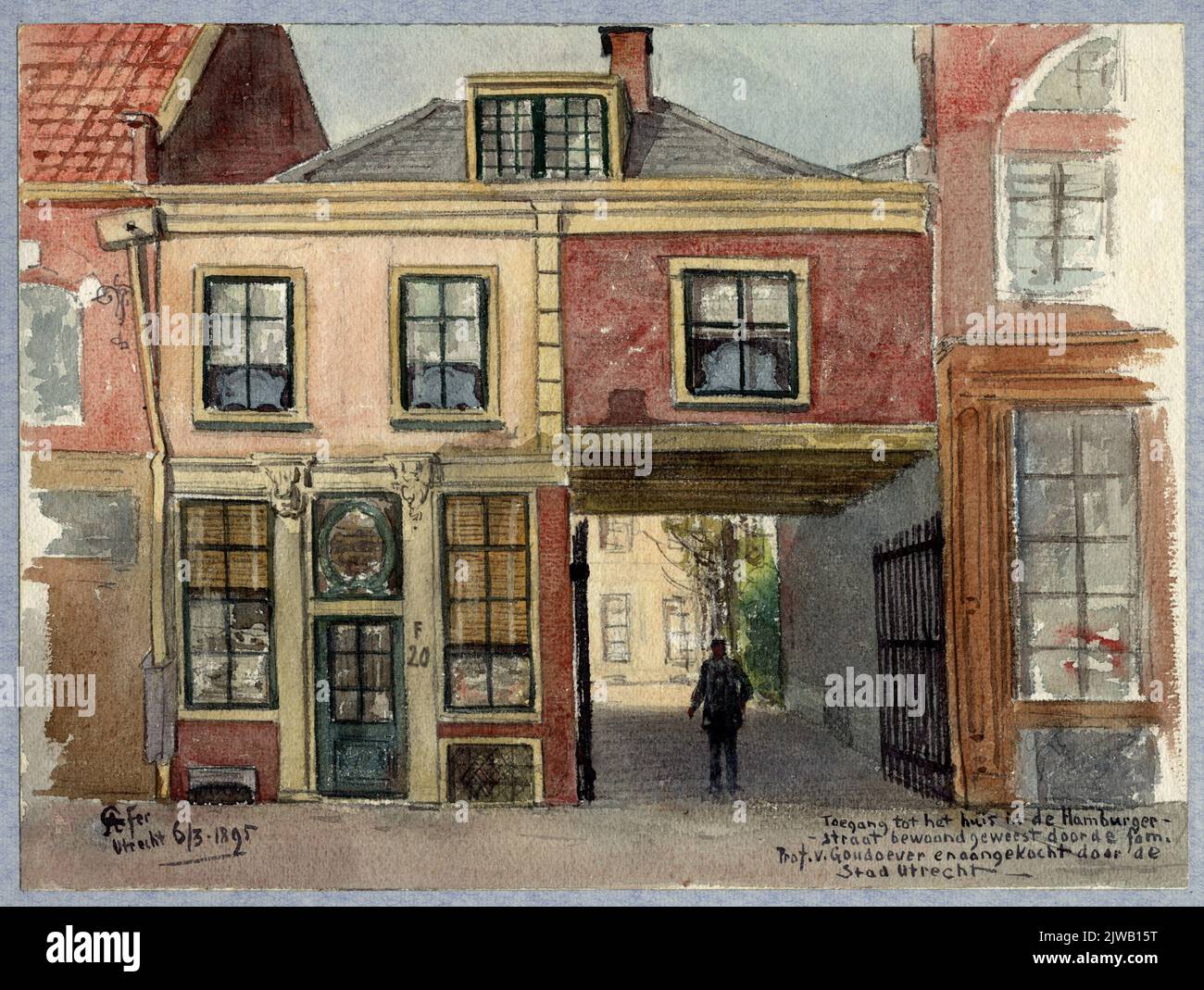 Access to the house in the Hamburger / Street was inhabited by the ...