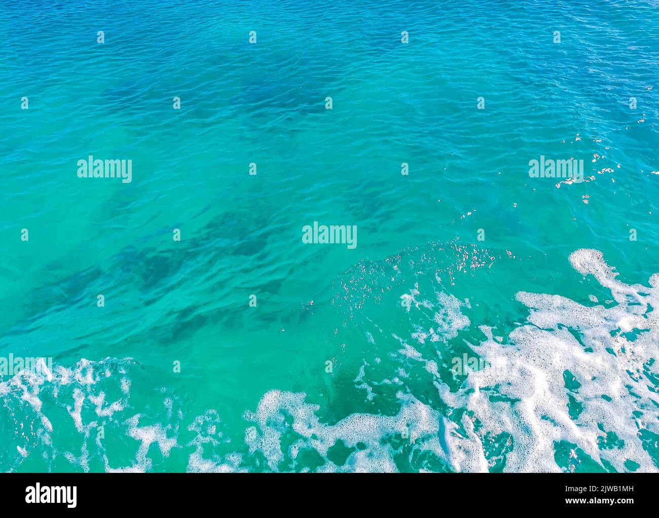 Beautiful blue and turquoise water waves ocean and sea texture pattern ...