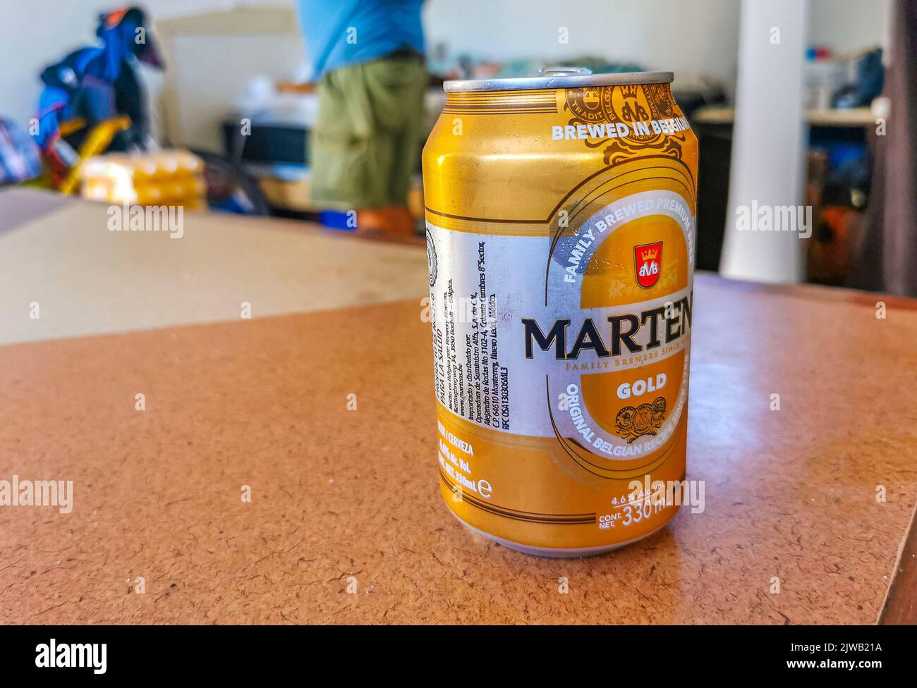 Playa del Carmen 24. December 2021 Martens beer belgium beers golden ...