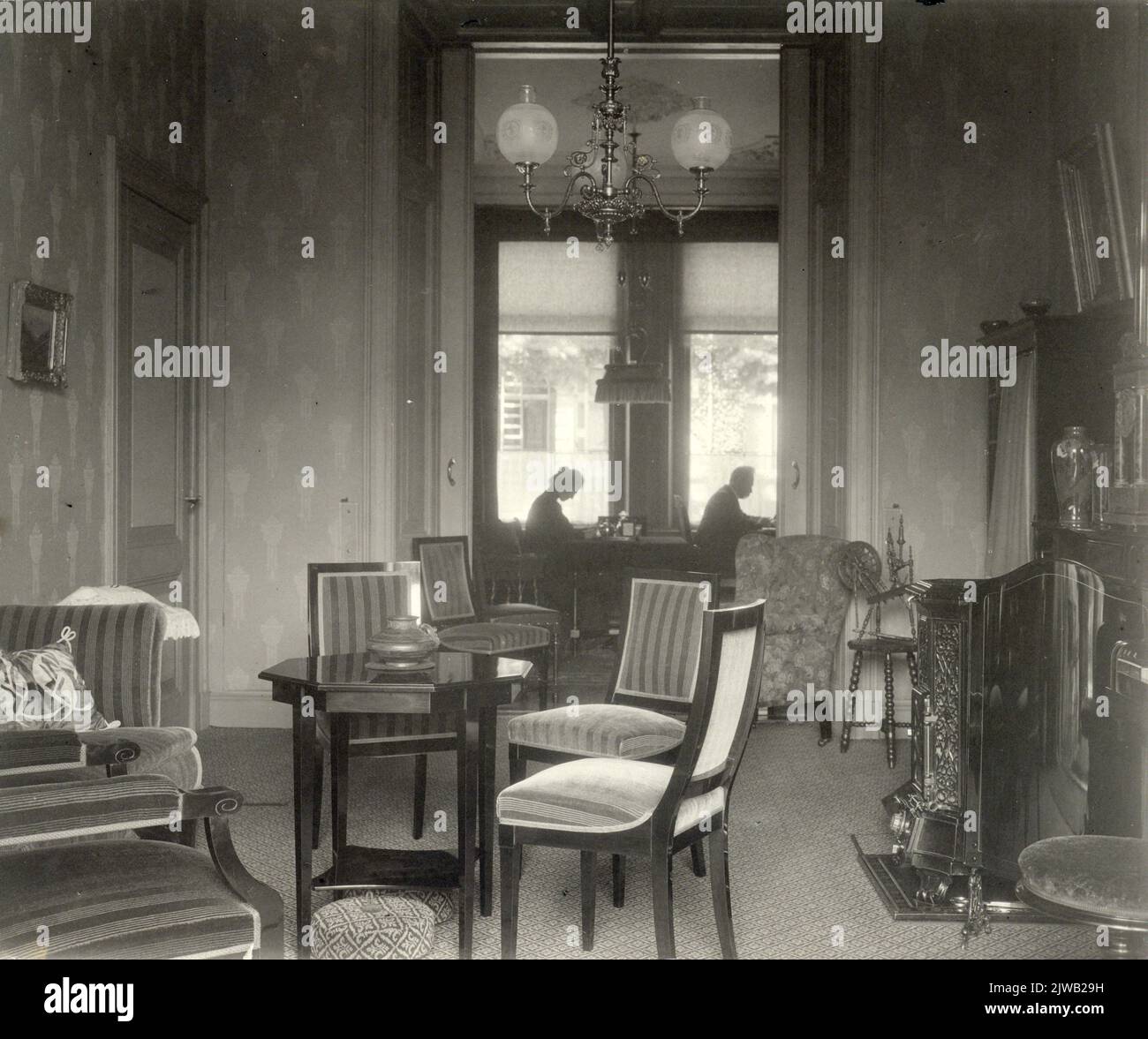 Interior of the Huis Biltstraat 101 in Utrecht: Living room Stock Photo ...