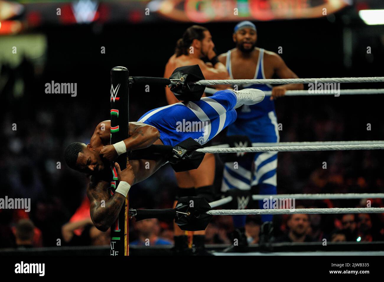 September 3, 2022: during WWE Clash at the Castle, Cardiff 2022 (Credit ...