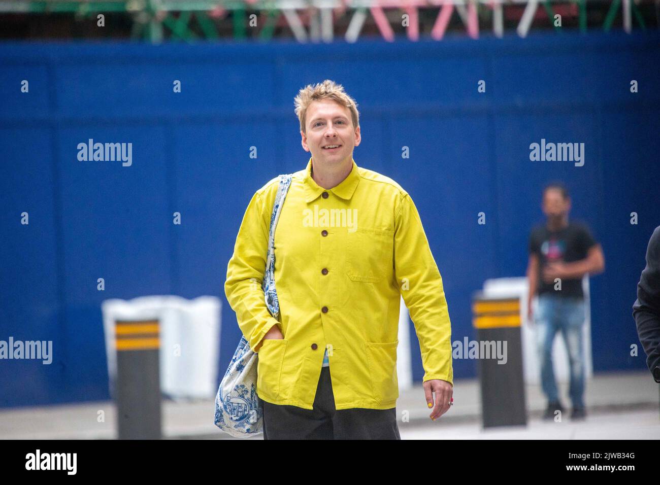 London, England, UK. 4th Sep, 2022. Comedian JOE LYCETT is seen outside ...
