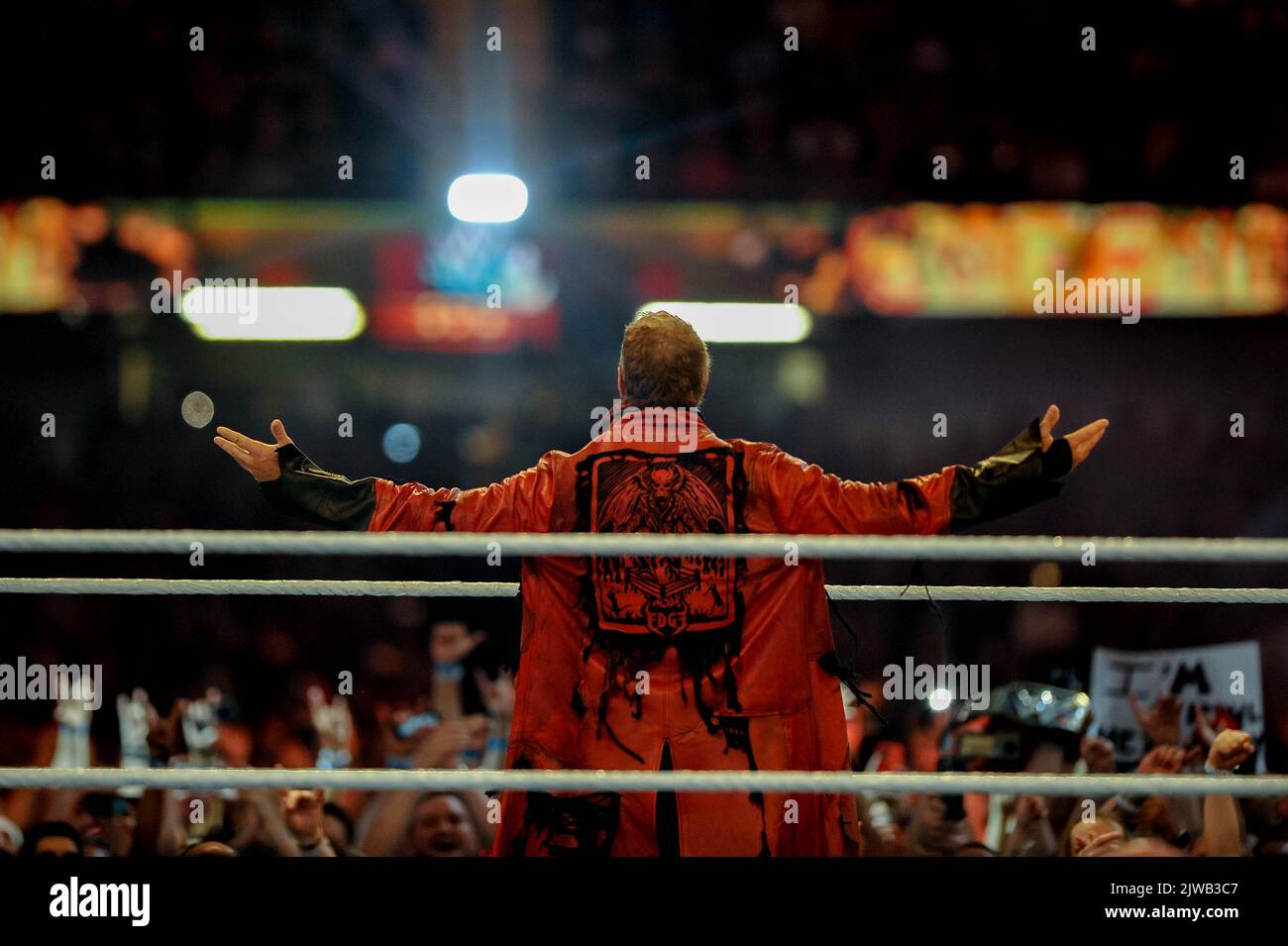 September 3, 2022: Edge during WWE Clash at the Castle, Cardiff 2022 ...