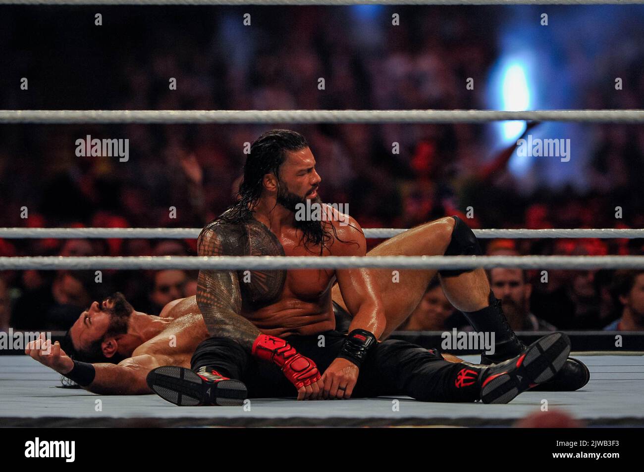 September 3, 2022: Roman Reigns during WWE Clash at the Castle, Cardiff ...
