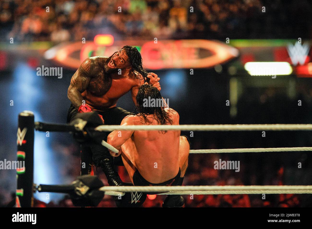 September 3, 2022: Roman Reigns during WWE Clash at the Castle, Cardiff ...