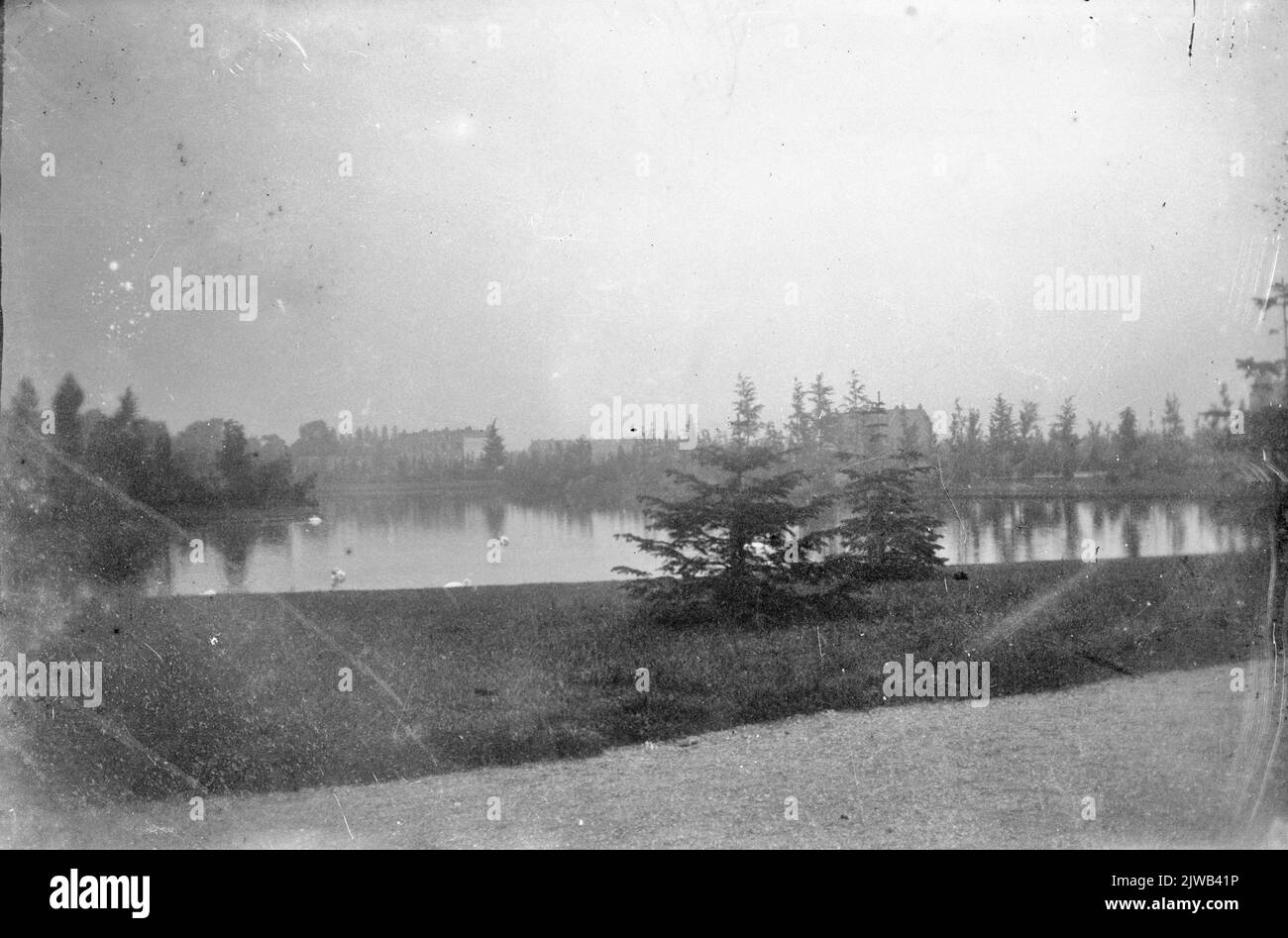 View of the pond in the Wilhelminapark in Utrecht Stock Photo - Alamy