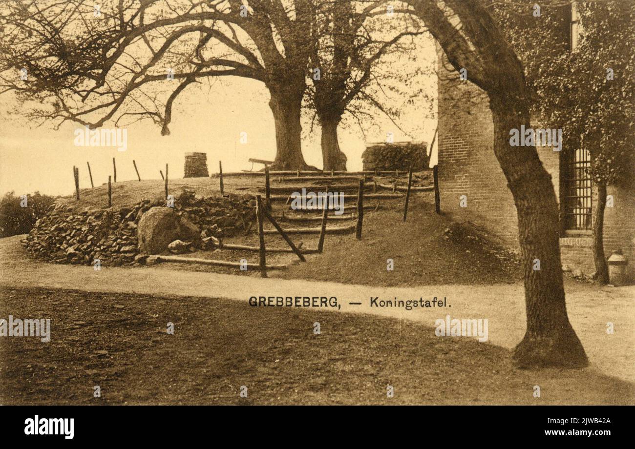 Grebbeberg - royal table. "Recto, M.O Stock Photo - Alamy