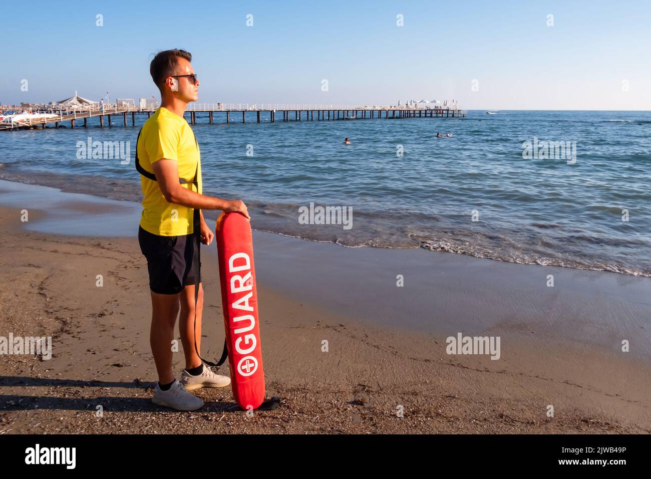 Ocean water rescue lifeguard hi-res stock photography and images - Alamy