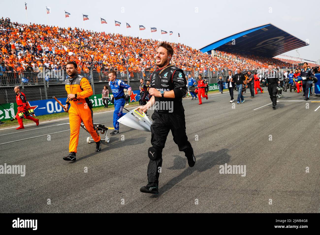 September 4, 2022, Rome, Netherlands: Mercedes AMG F1 Team, ambiance ...