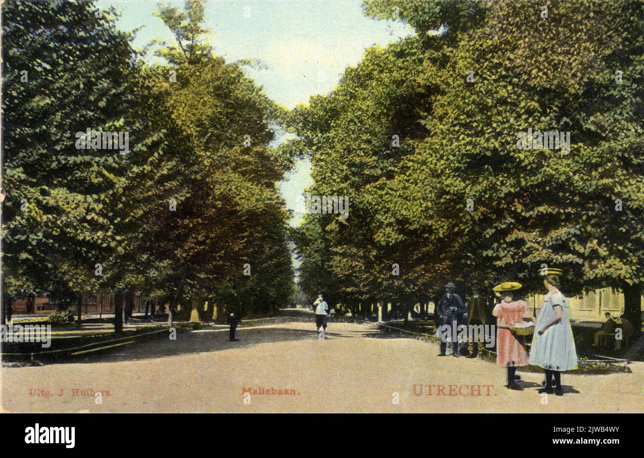 View in the Maliebaan in Utrecht Stock Photo - Alamy