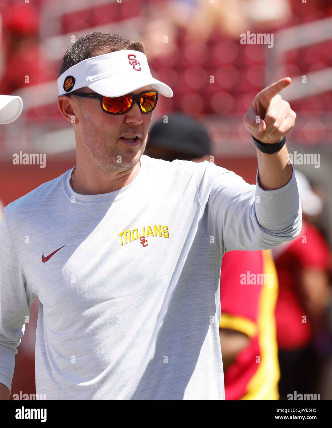September 03, 2022 USC Trojans head coach Lincoln Riley during the NCAA ...