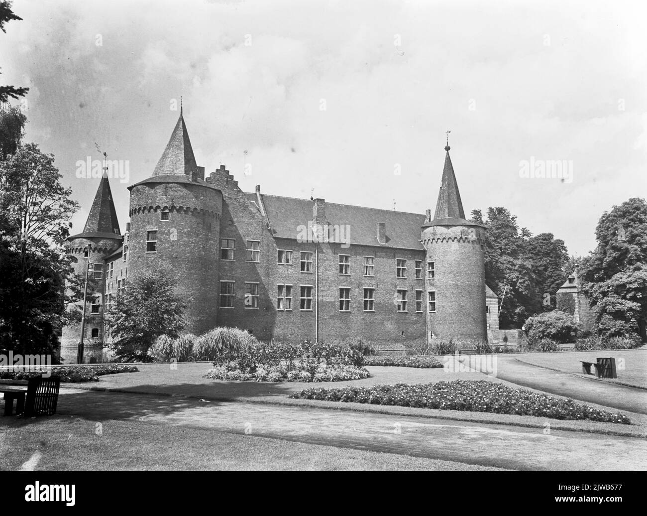 View to townhall Black and White Stock Photos & Images - Alamy