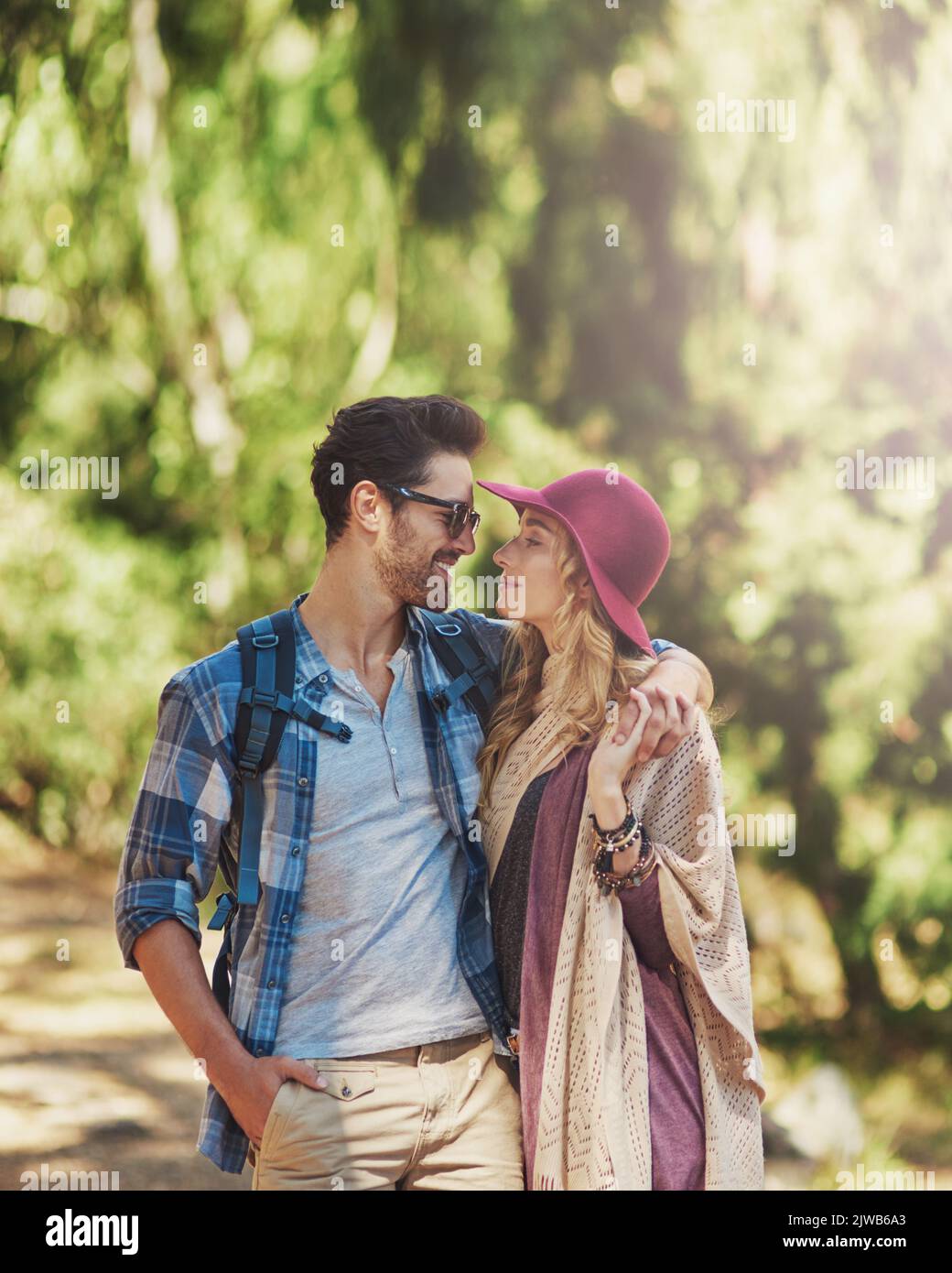 They love getting up close and personal with nature. an affectionate ...