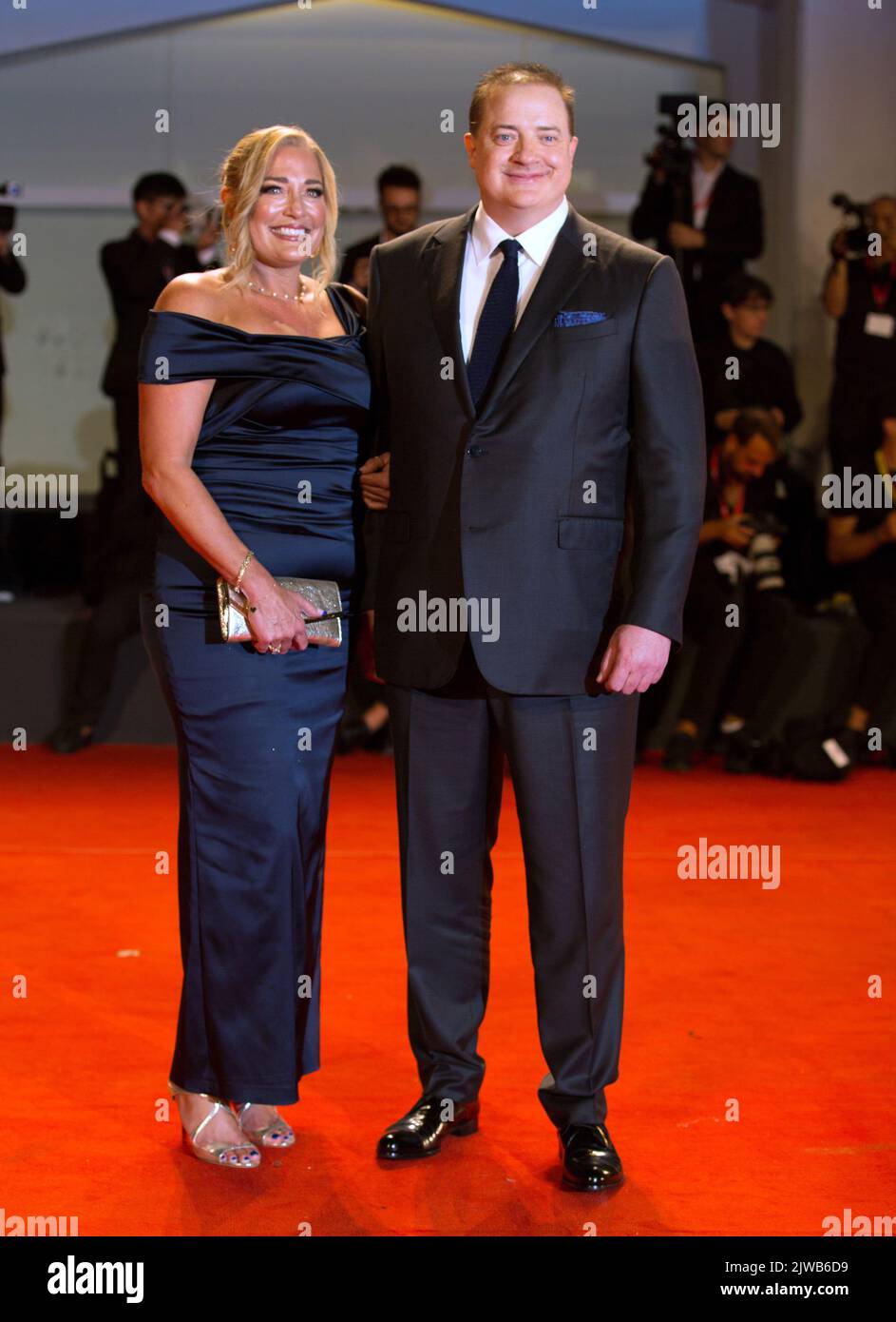 Italy. 04th Sep, 2022. VENICE, ITALY. September 4, 2022: Brendan Fraser ...