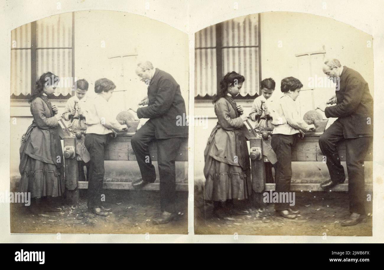 The Young Carpenters Stock Photo Alamy