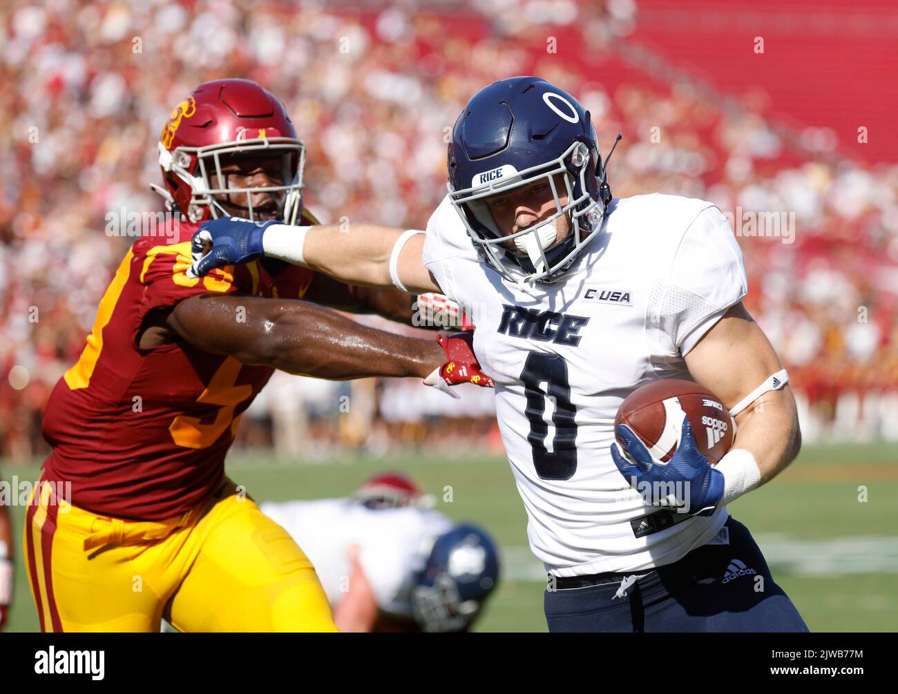 September 03, 2022 Rice Owls running back Dean Connors #0 carries the ...