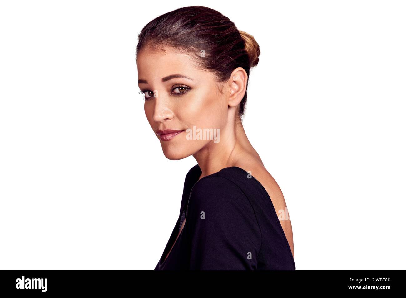 The embodiment of elegance. Studio shot of an attractive and elegant ...