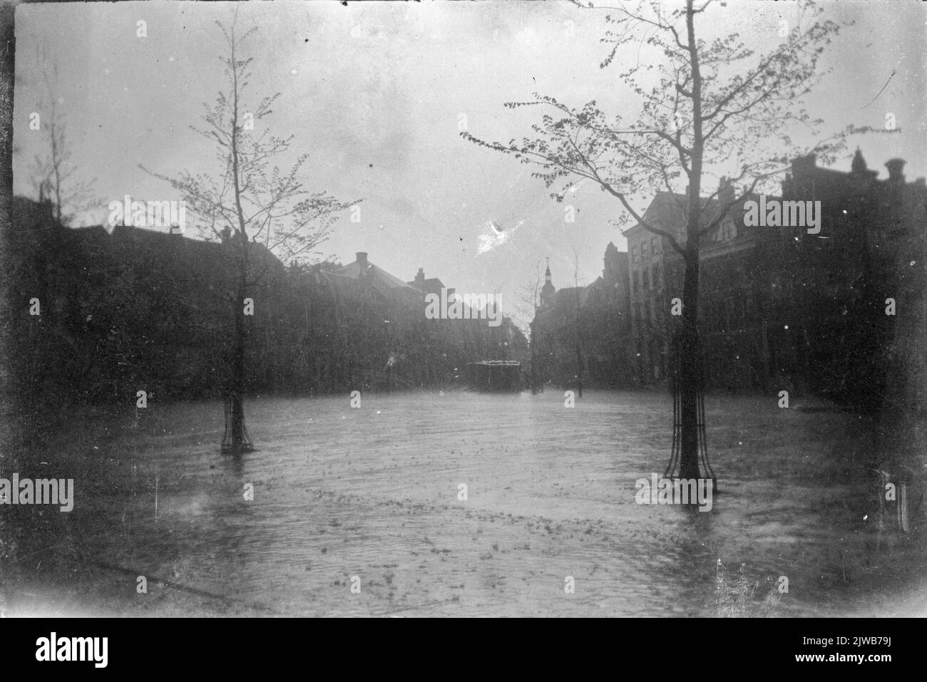 View of the Neude in Utrecht, during a rain shower Stock Photo - Alamy