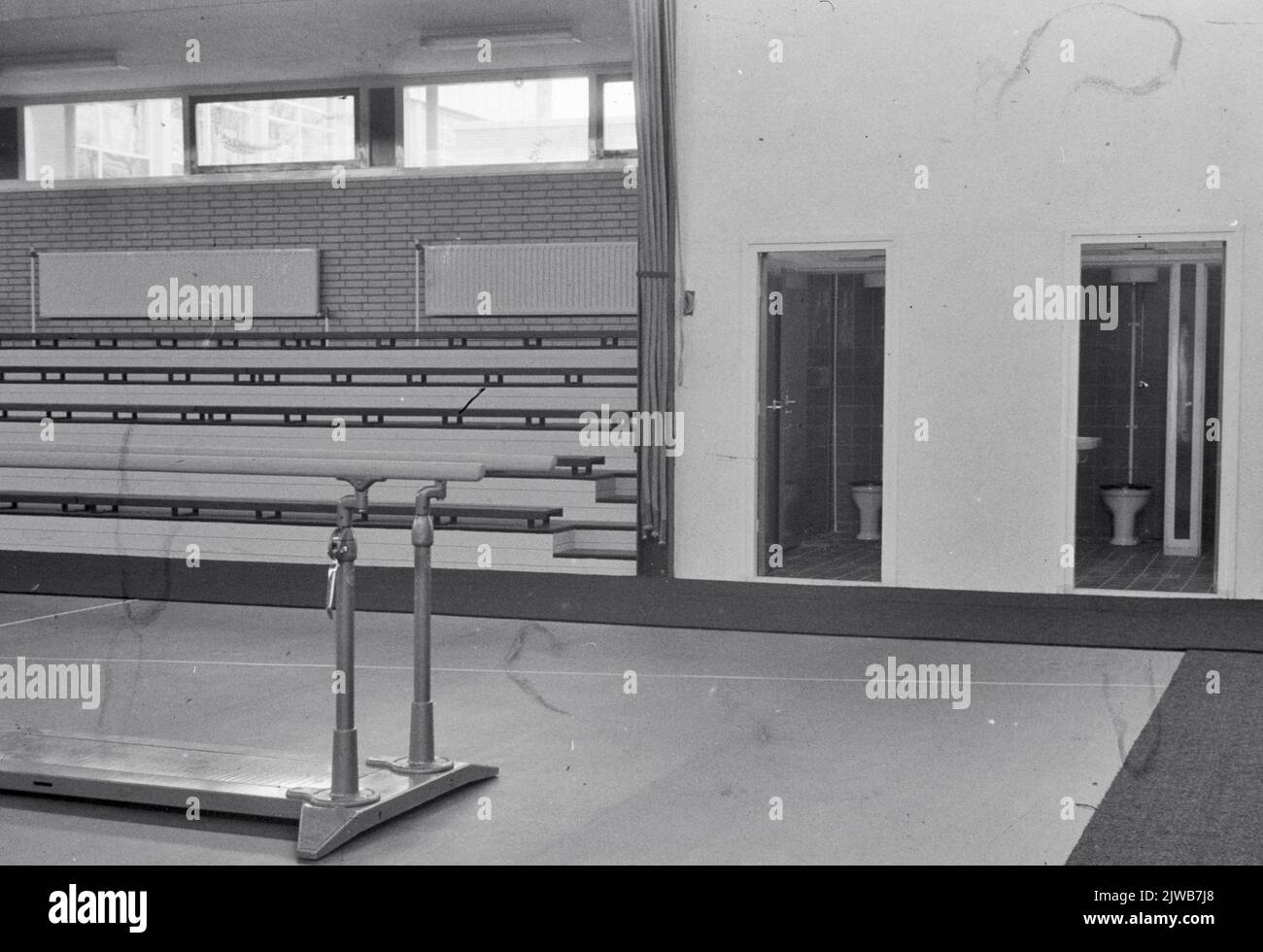 Interior of the Den Hommel swimming pool (Kennedylaan 5) in Utrecht ...