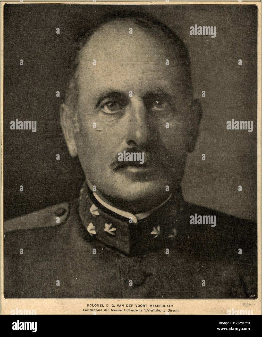 Colonel D. G. van der Voort Marshal, / Commander of the Nieuwe ...