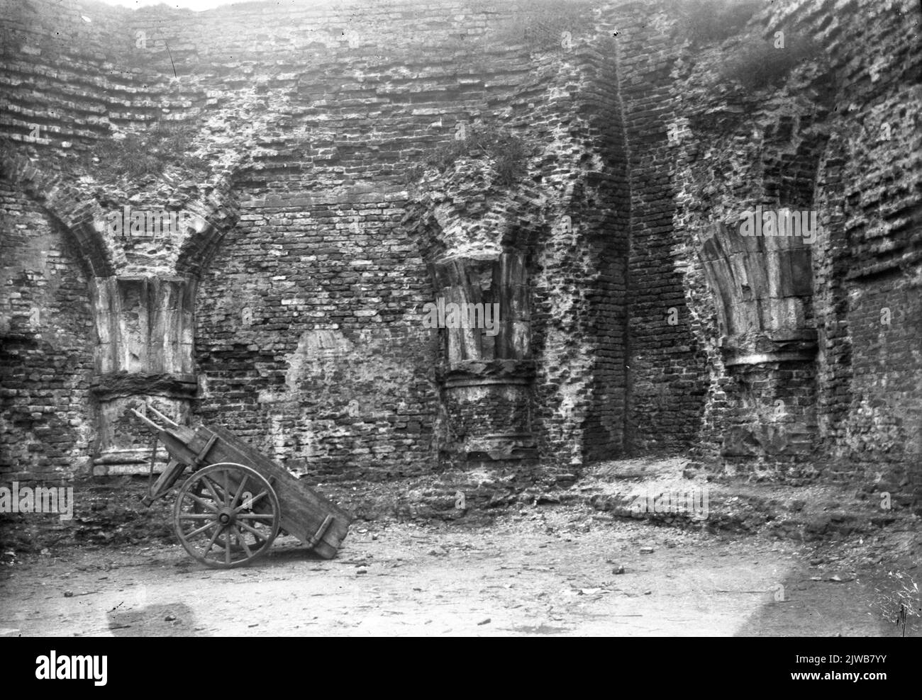 View of the remains of the southwestern bastion of the Vredenburg ...
