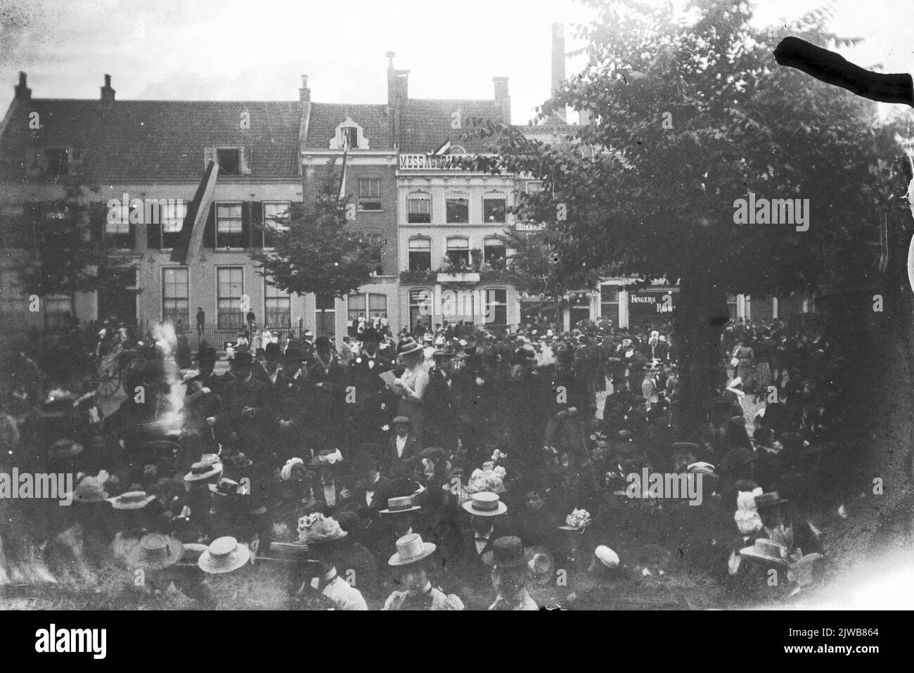 Image of the masquerade parade at the Neude in Utrecht during the ...
