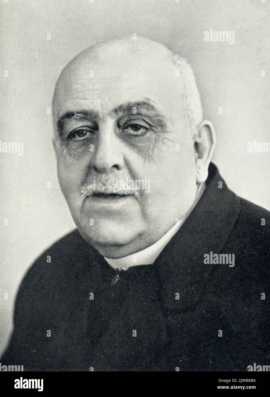 Portrait of J.A.F.A. Stellwag, pastor at the Evangelisch-Lutheran ...
