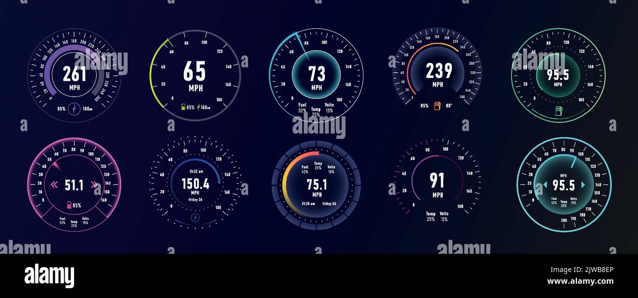 Arrow speedometer hi-res stock photography and images - Alamy