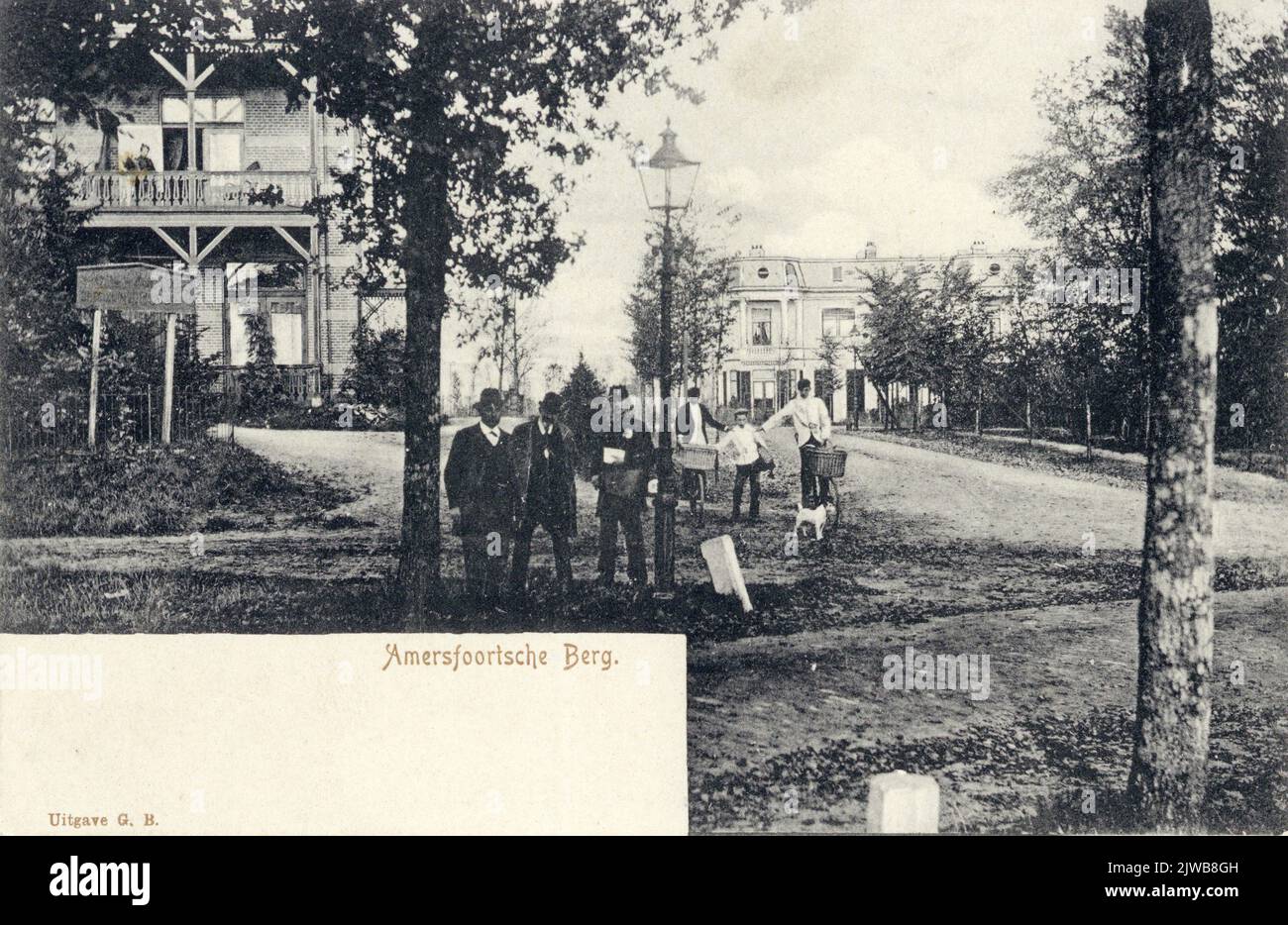 Face in the Princess Julianalaan with buildings in Amersfoort from the ...