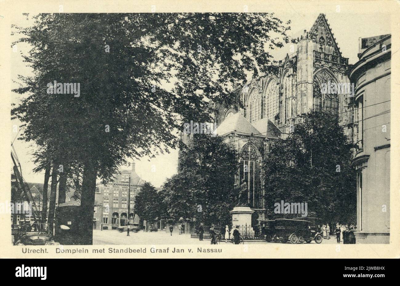 View of the Domkerk (Domplein) in Utrecht Stock Photo - Alamy
