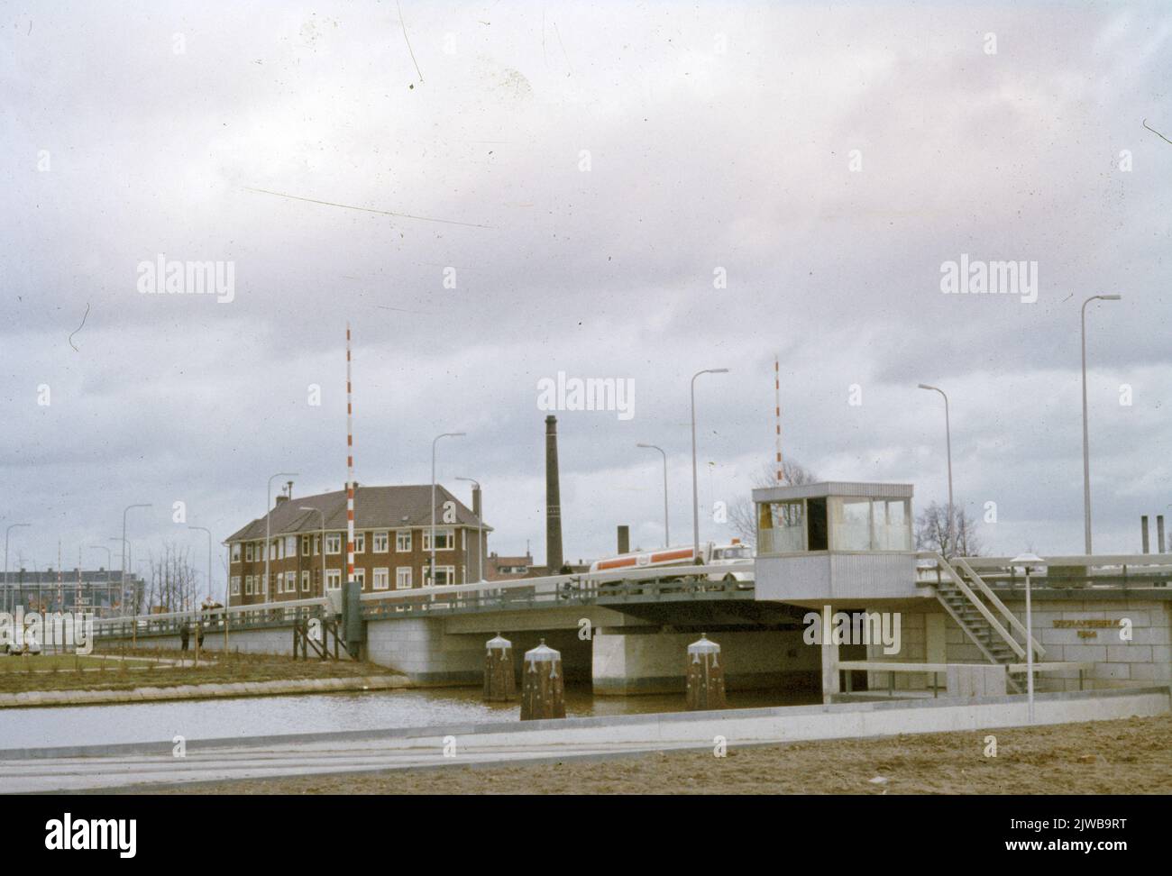 View of the Socrates Bridge over the Merwedekanaal in Utrecht from the ...