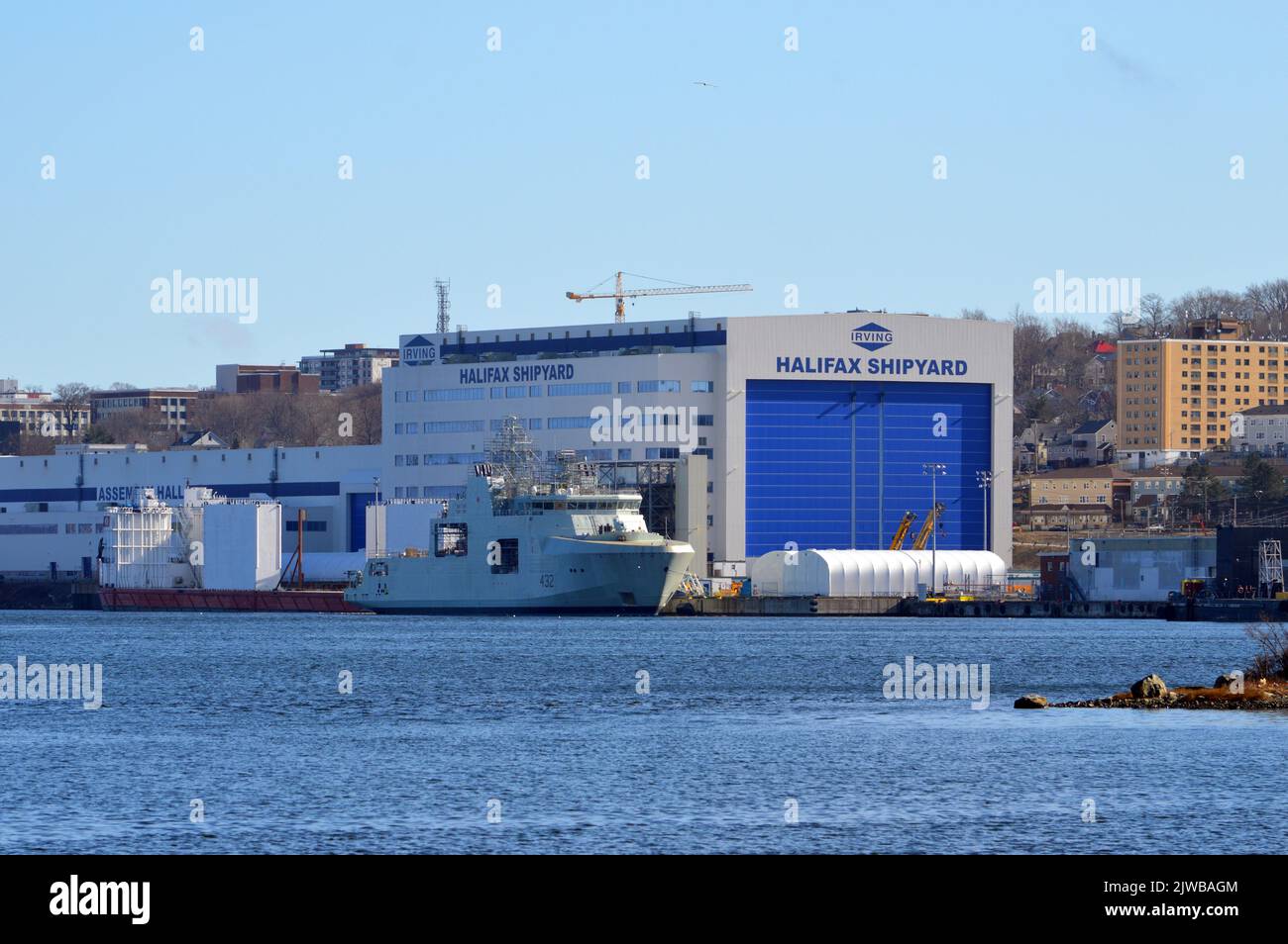 The Halifax Shipyard in Halifax, Nova Scotia, Canada, operated by ...